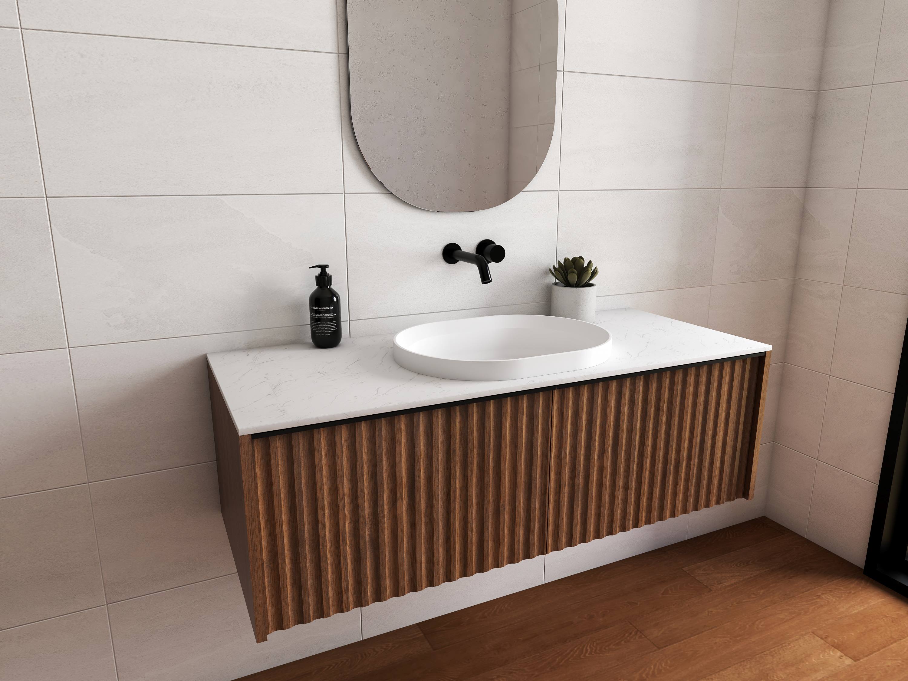 Père Oval Semi Inset Basin Solid Surface Basin | Premium Bathroomware ...
